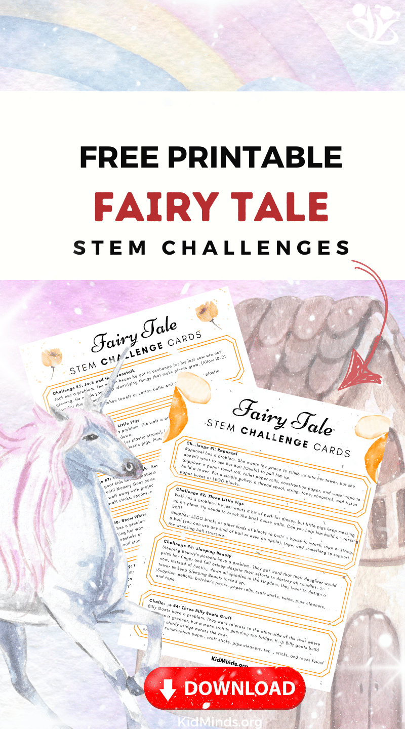 The Best Fairy Tale STEM Challenges for Kids (FREE Cards) | KidMinds