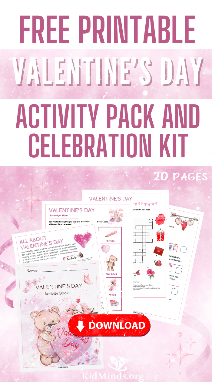 The Best Valentine’s Day Activity Pack (Free PDF) | KidMinds