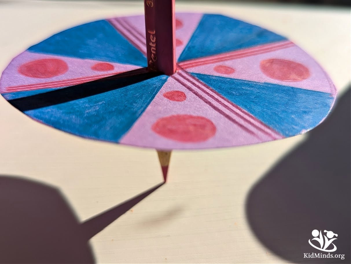 How to Make Pencil Spinners (Science Craft) | KidMinds