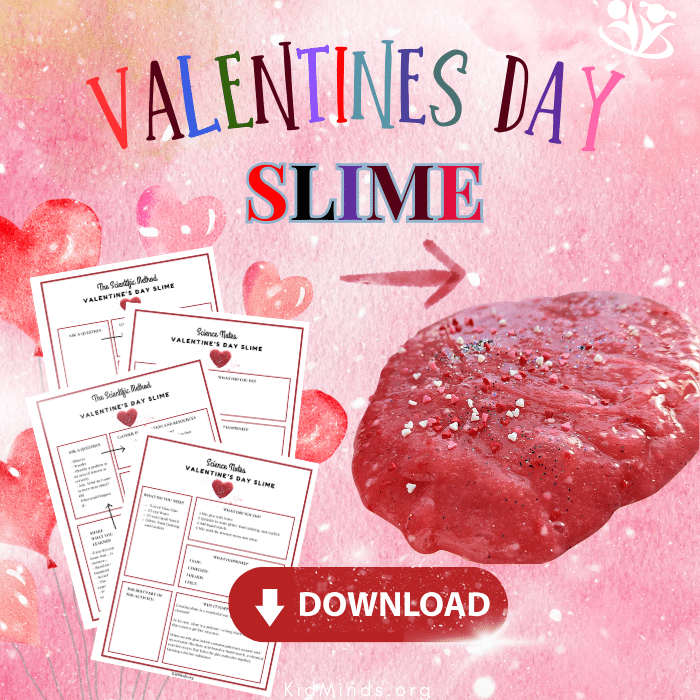 The Best Valentine’s Day Slime for Kids (Free PDF) | KidMinds