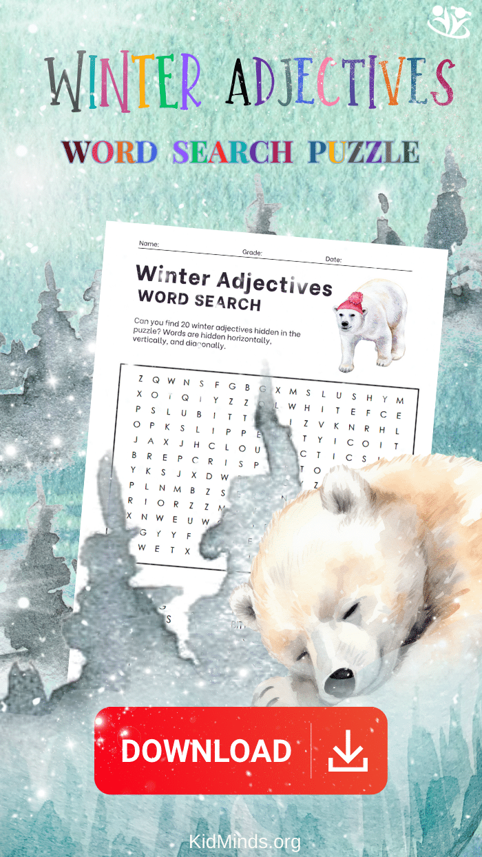 The Best 9 Winter Word Search Puzzles (Free) | KidMinds