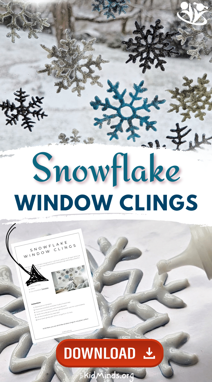 The Best Snowflake Window Clings (Free Template) | KidMinds