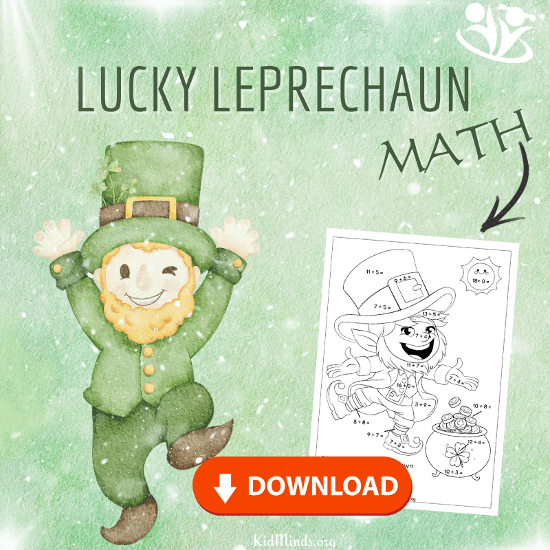 The Best Lucky Leprechaun Math for Kids (Free PDF) | KidMinds
