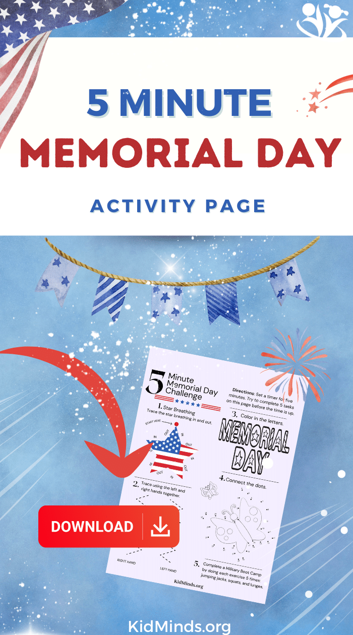 The Best Memorial Day Activity: Free Printable | KidMinds
