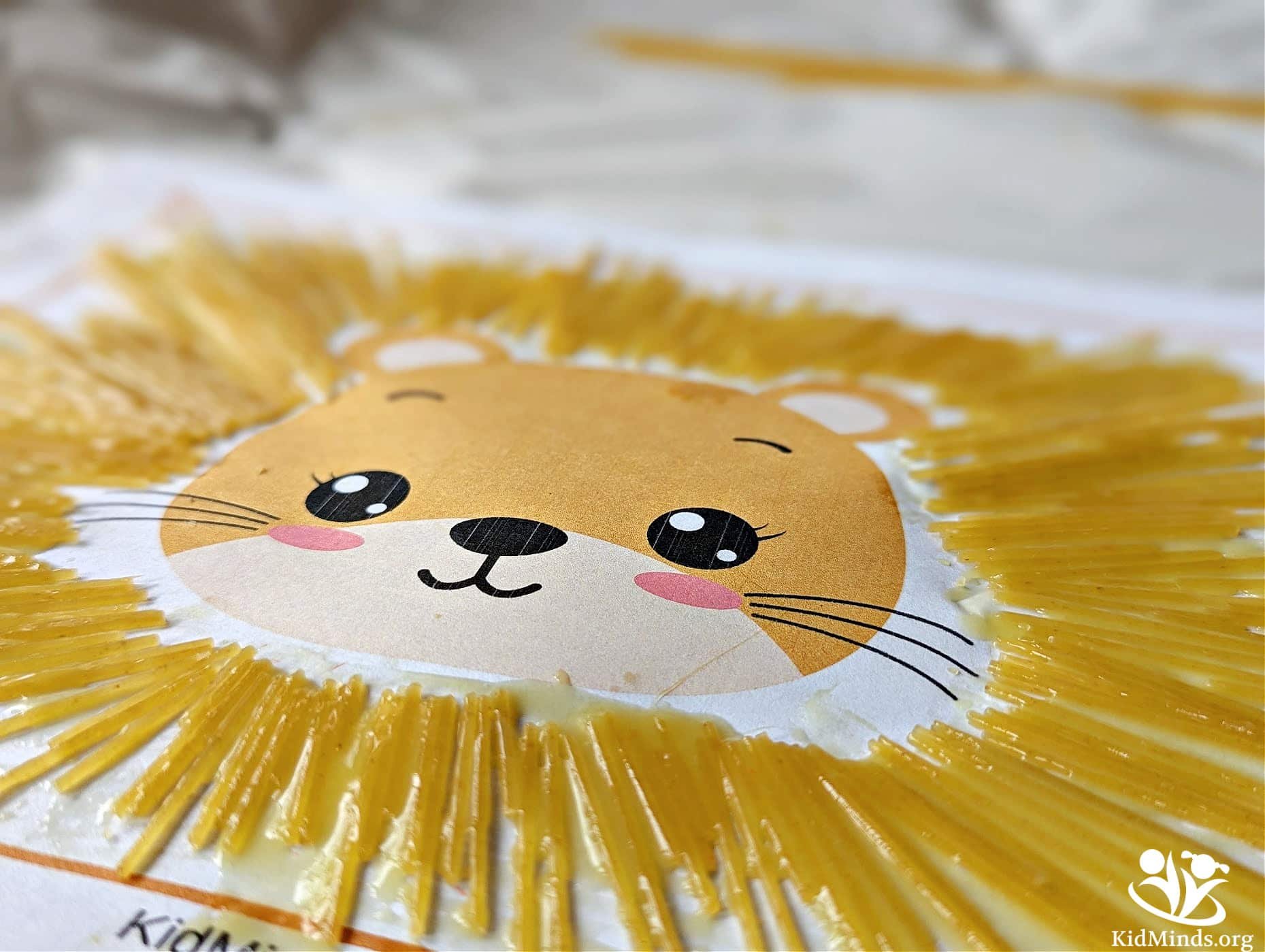 The Best Spaghetti Lion Art for Kids (Free PDF) | KidMinds