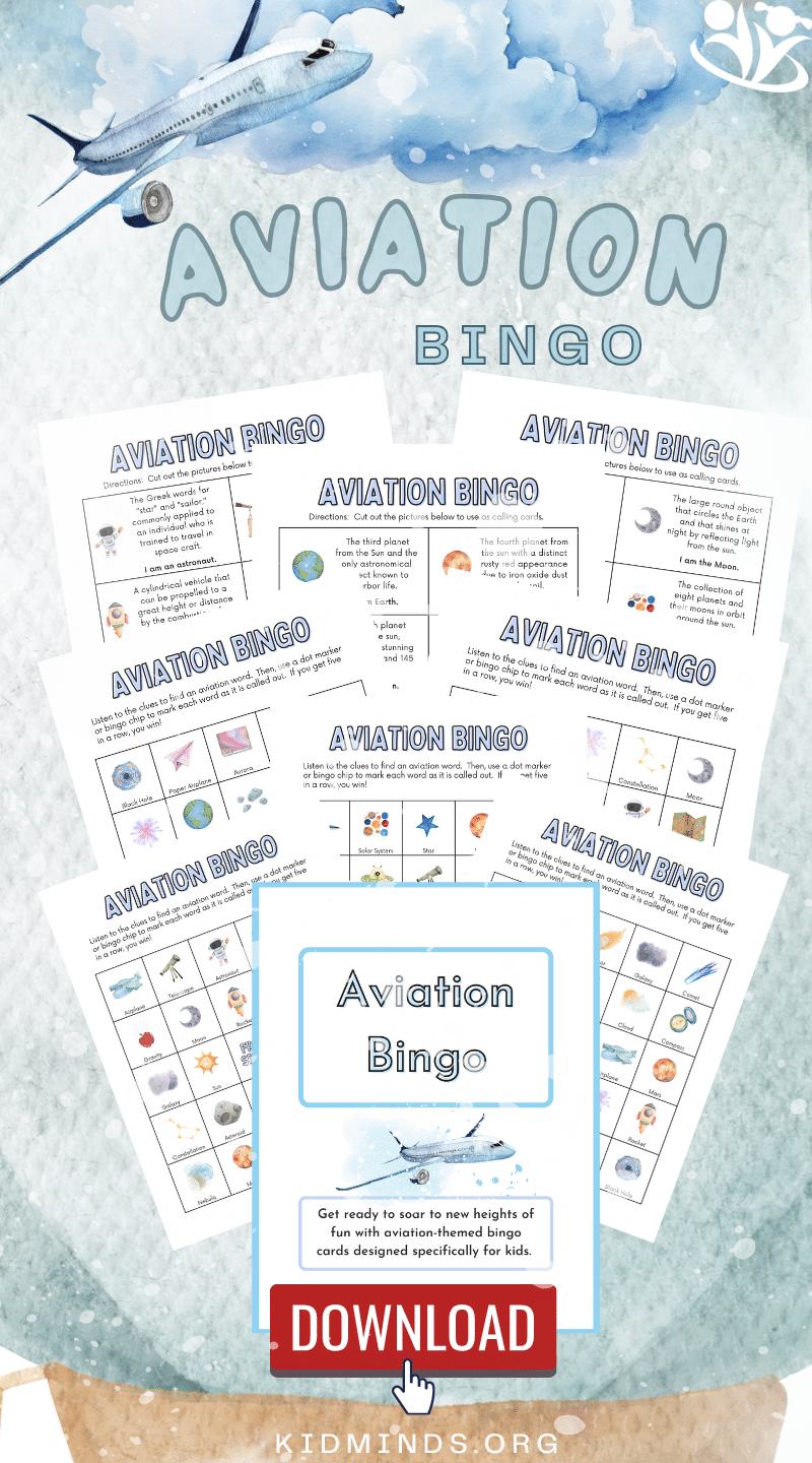 The Best Aviation Bingo With Riddle-Style Call Cards | KidMinds
