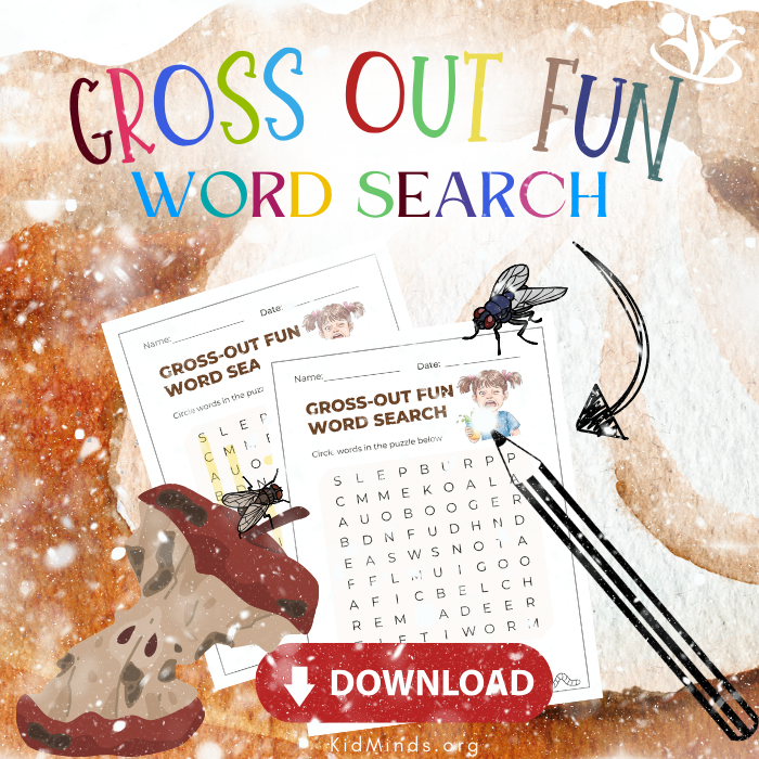 Silly Clever Gross Out Fun Word Search (Free PDF) | KidMinds