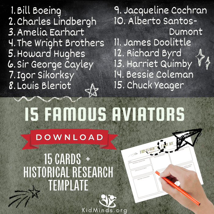 The Most Famous Aviators in History (Free PDF) | KidMinds