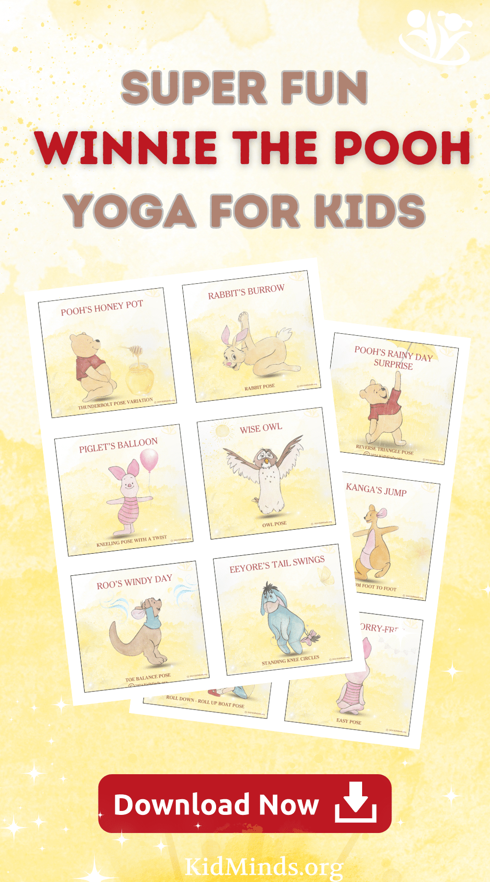 The Best Winnie the Pooh Yoga for Kids (Free PDF) | KidMinds
