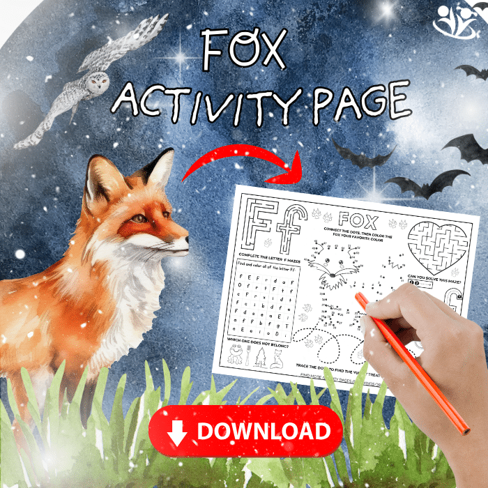 The Best Fox Activity Page for Kids (Free) | KidMinds