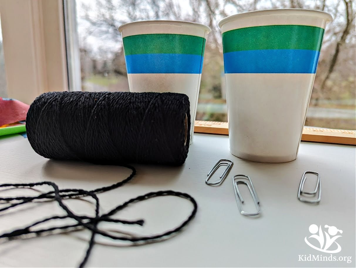 How to Make a Cool Dixie Cup Phone | KidMinds