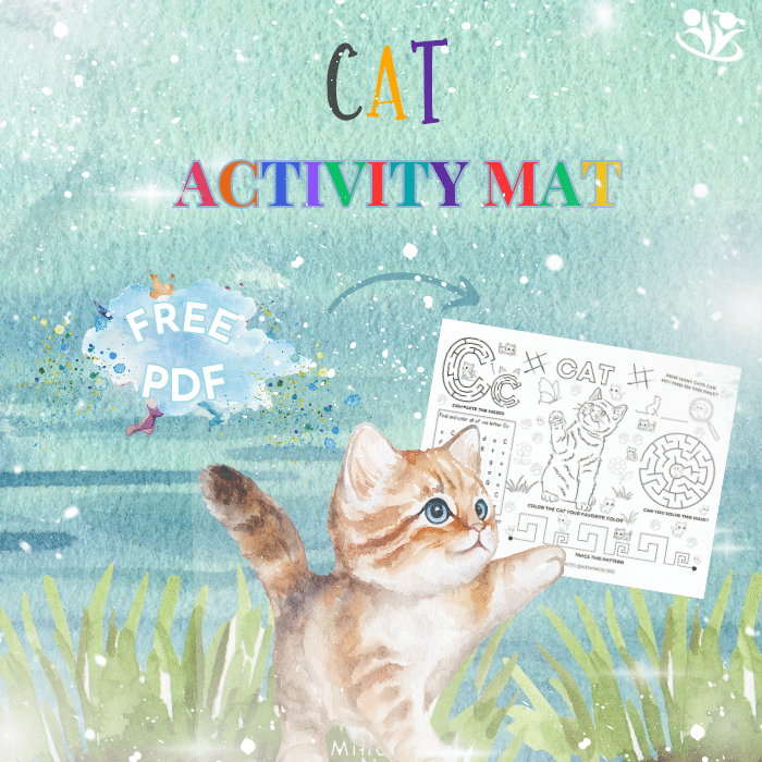 The Best & Most Fun Cat Activity Page (Free Printable) | KidMinds