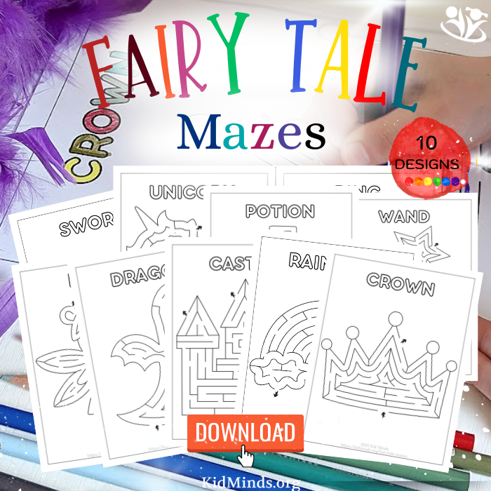 The Best Fairy Tale Mazes For Kids (Free PDF) | KidMinds