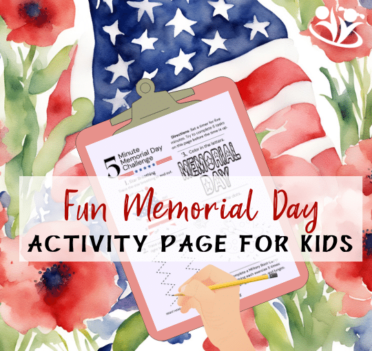 The Best Memorial Day Activity: Free Printable | KidMinds
