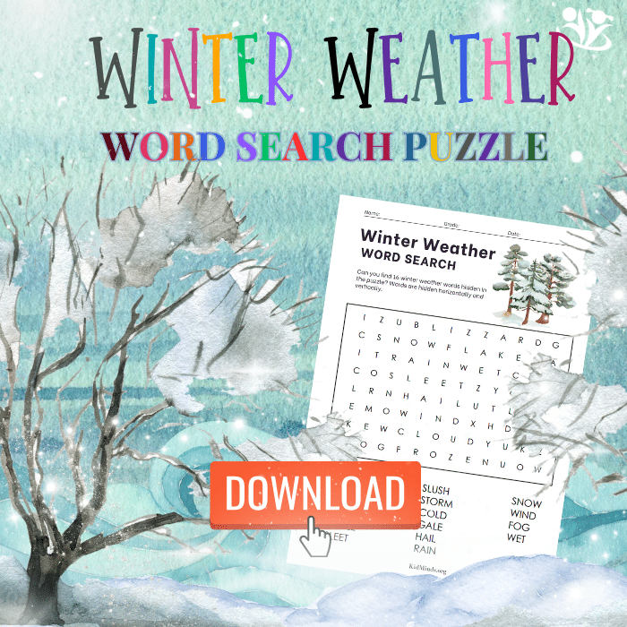 The Best 9 Winter Word Search Puzzles (Free) | KidMinds