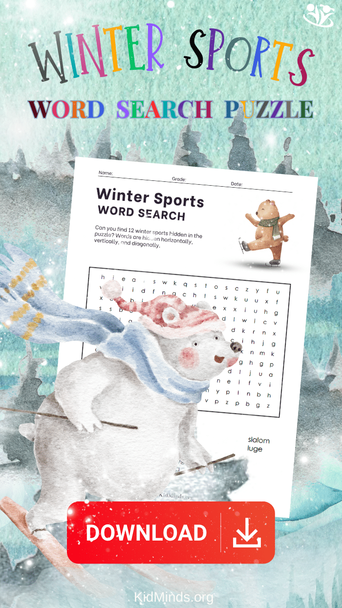 The Best 9 Winter Word Search Puzzles (Free) | KidMinds