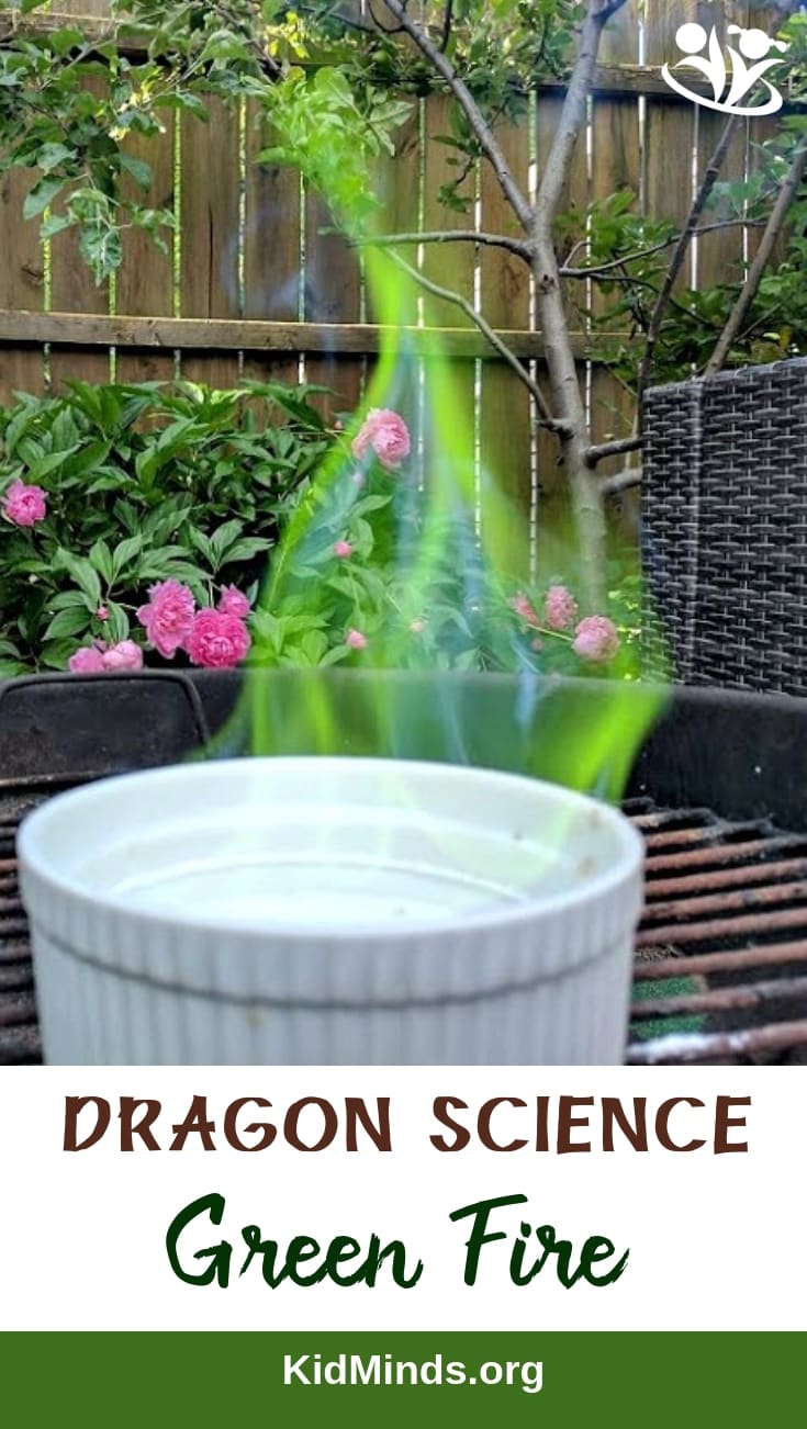 Dragon Science Experiment: How to Make Green Fire | KidMinds
