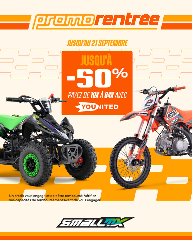 Small MX : Dirt Bike, Pit Bike, Mini Mx, Quads et pièces détachées ...