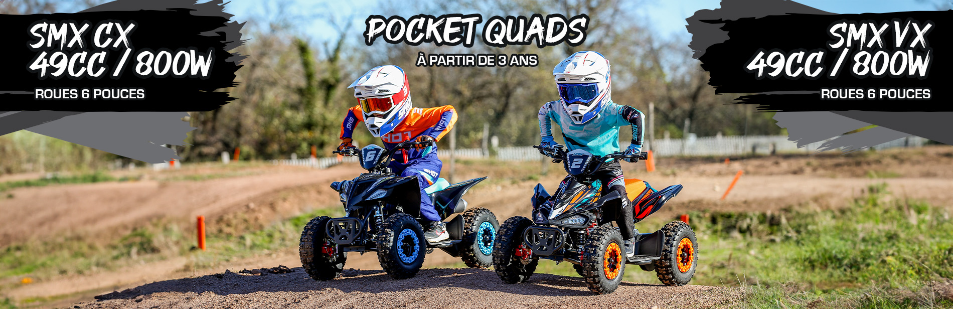 Small MX : Dirt Bikes, Pit Bikes, Mini Motocross, ATVs and spare parts.