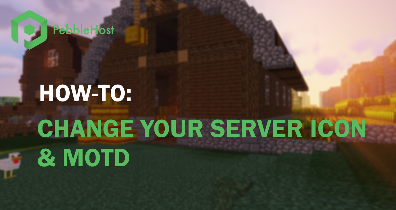 PebbleHost Knowledgebase | How to change your servers icon