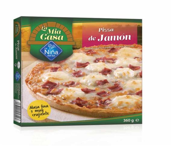 PIZZA CONG. JAMON MIA CASA 360GR | Sola Ricca