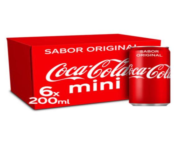 COCA COLA LATA 6*20CL | Sola Ricca