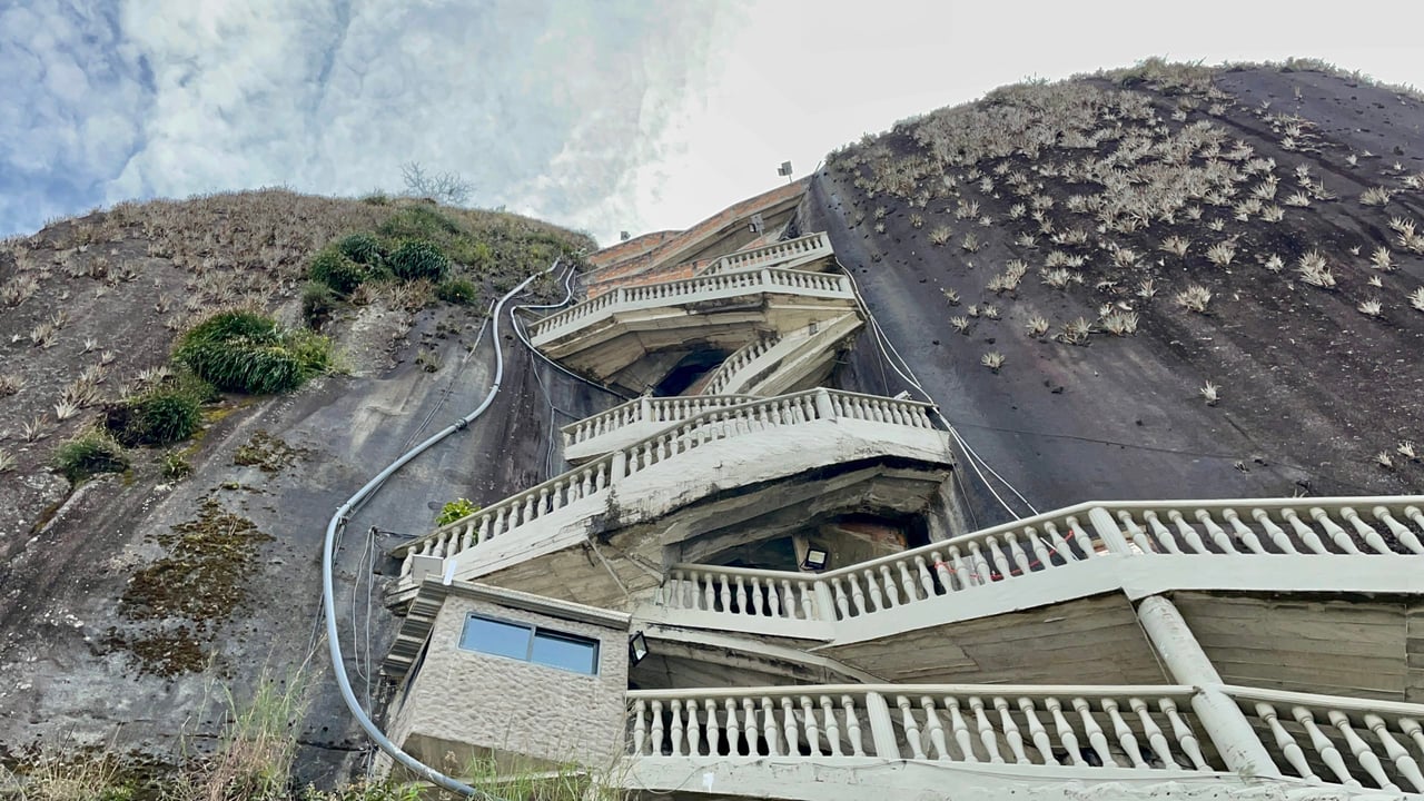 The Stone of El Penol in Gautape, Colombia