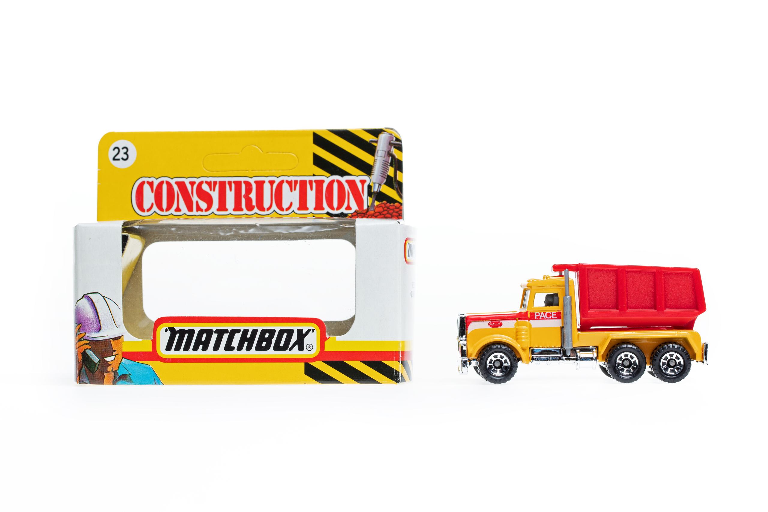Powerhouse Collection - Matchbox toy Peterbilt Quarry Truck Powerhouse Collection - Matchbox toy Peterbilt Quarry Truck