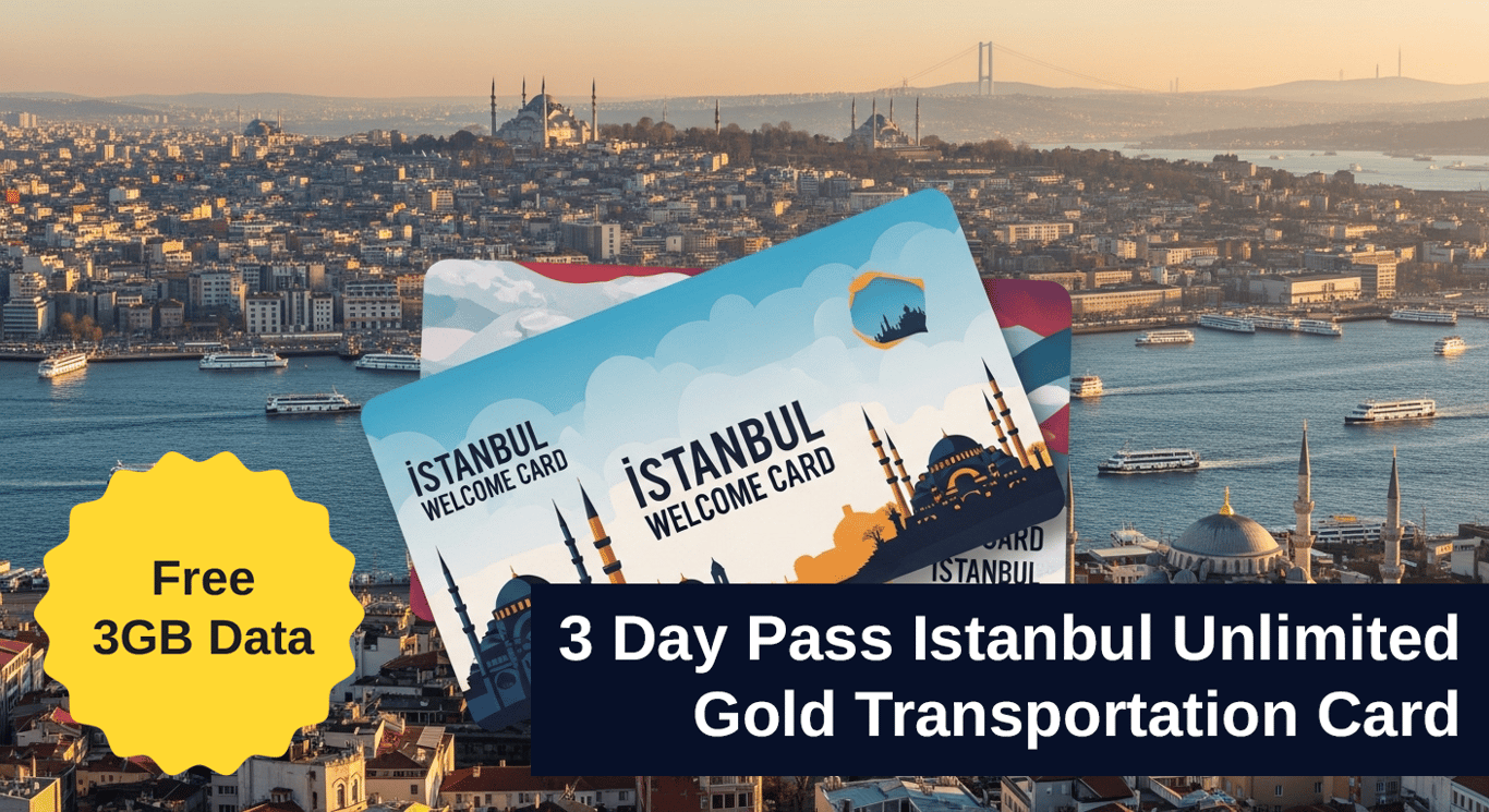 Istanbul 3-Day Transport Pass – Unlimited Public Transit with Gold Card ...